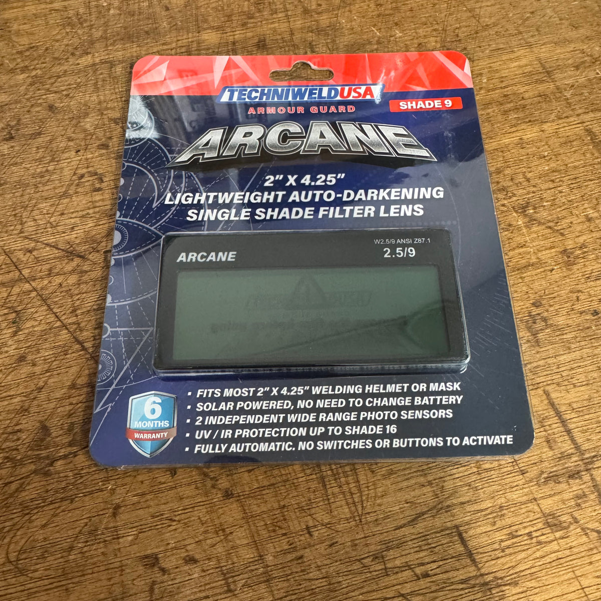 Arcane Single Shade 9 Auto Lens – Eagle Welding Supply