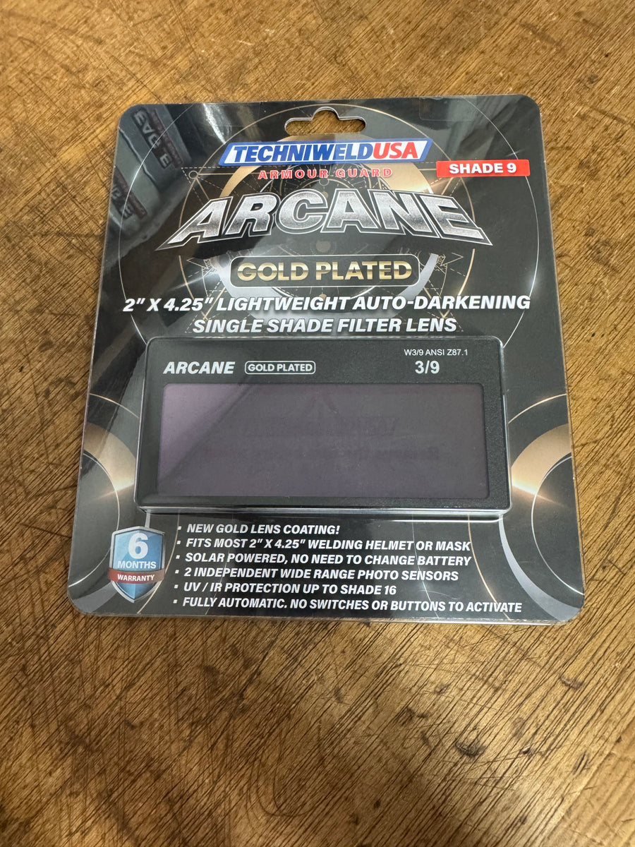 ARCANE Single Shade 9 Auto Lens – Eagle Welding Supply