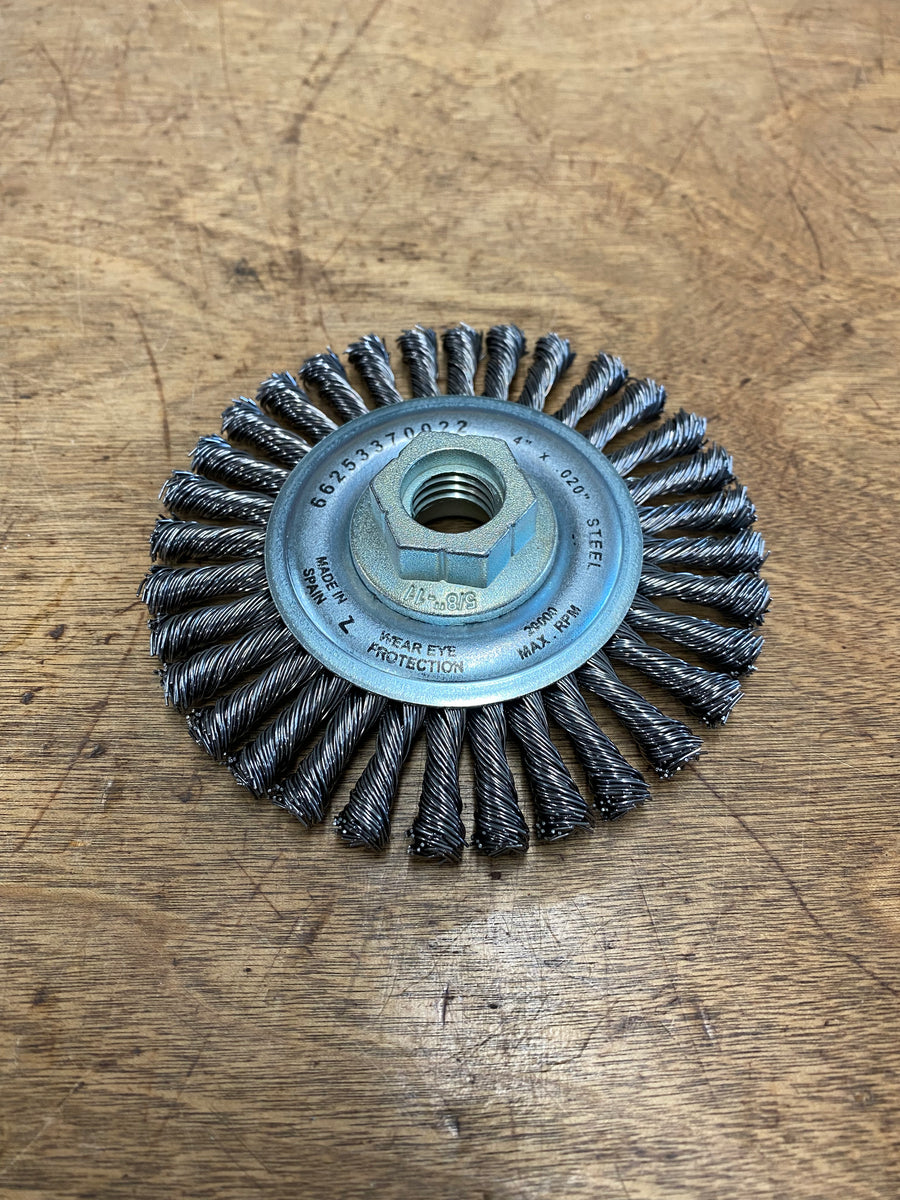 4" x .020 Steel Wire wheel – Eagle Welding Supply